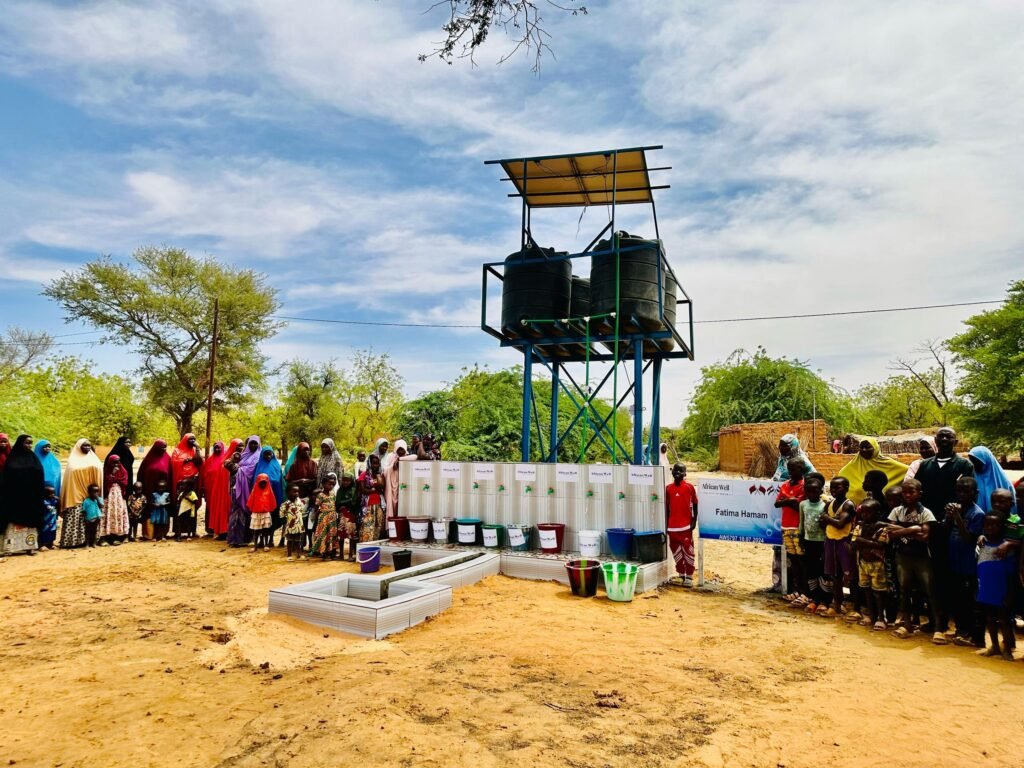 Water Well with Electric Pump & Tanks 2 Villages - African Well