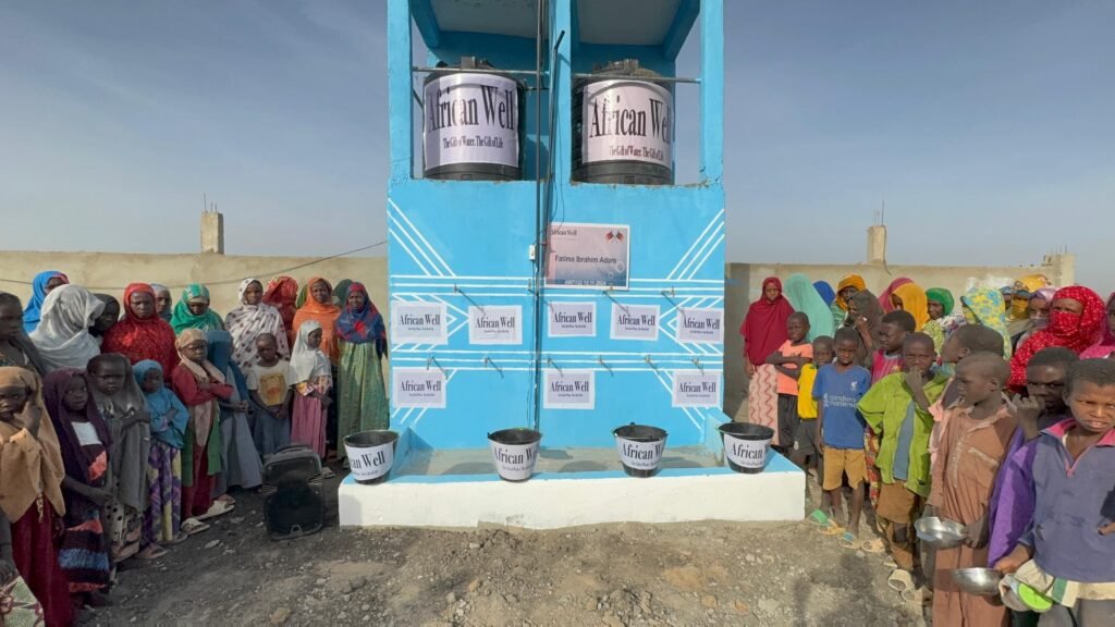 Water Well with Electric Pump & Tanks 2 Villages - African Well