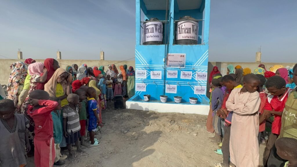 Water Well with Electric Pump & Tanks 2 Villages - African Well